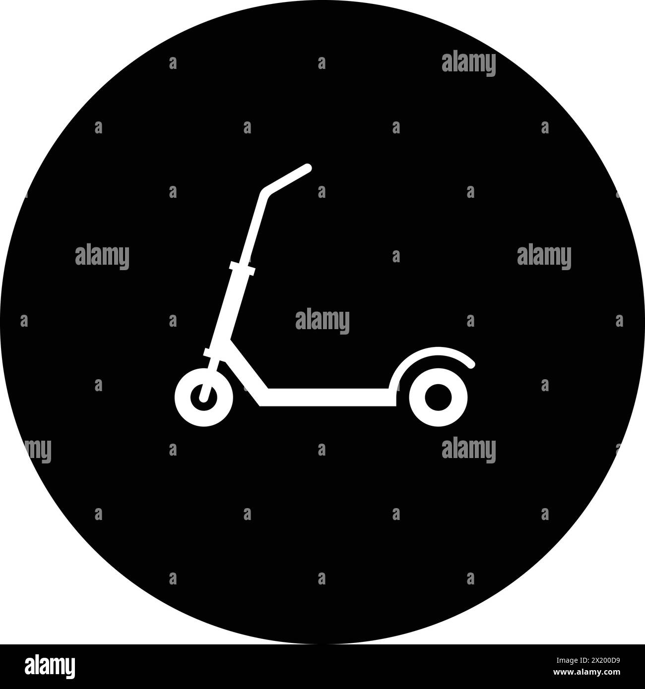 scooter logo vector illustration design Stock Vector Image & Art - Alamy