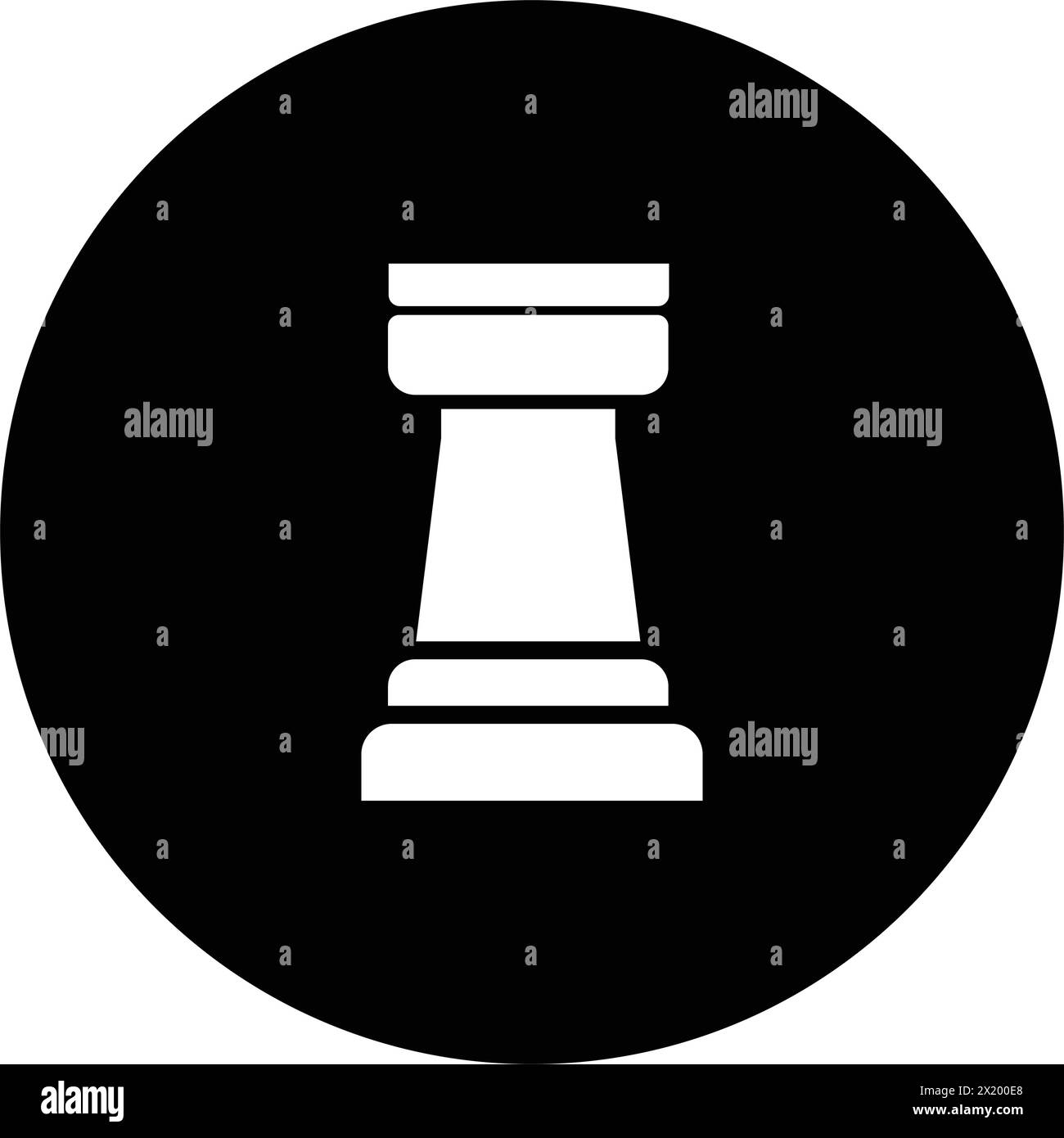 chess rook logo vector illustration design Stock Vector Image & Art - Alamy