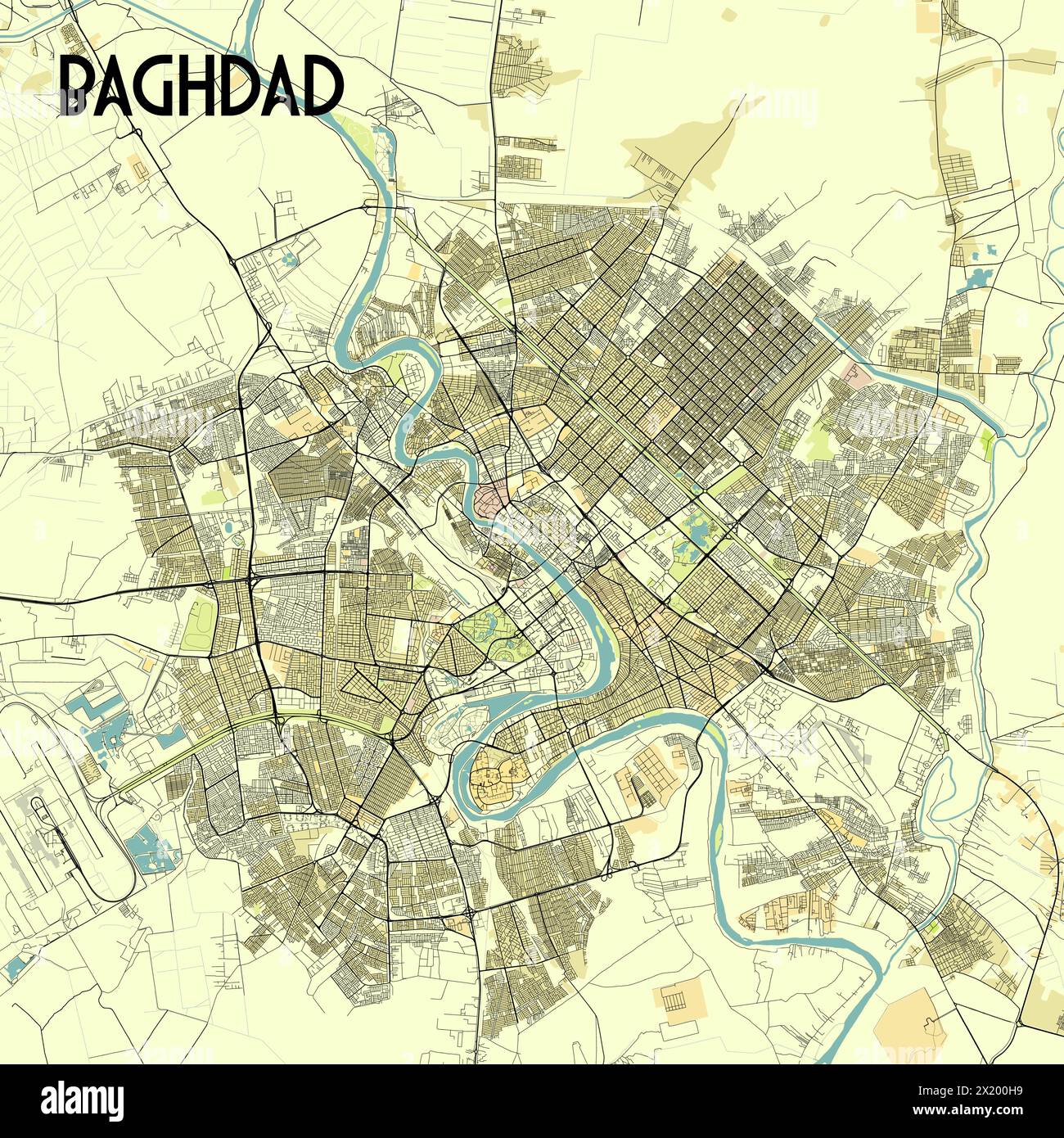 Baghdad poster Stock Vector Images - Alamy