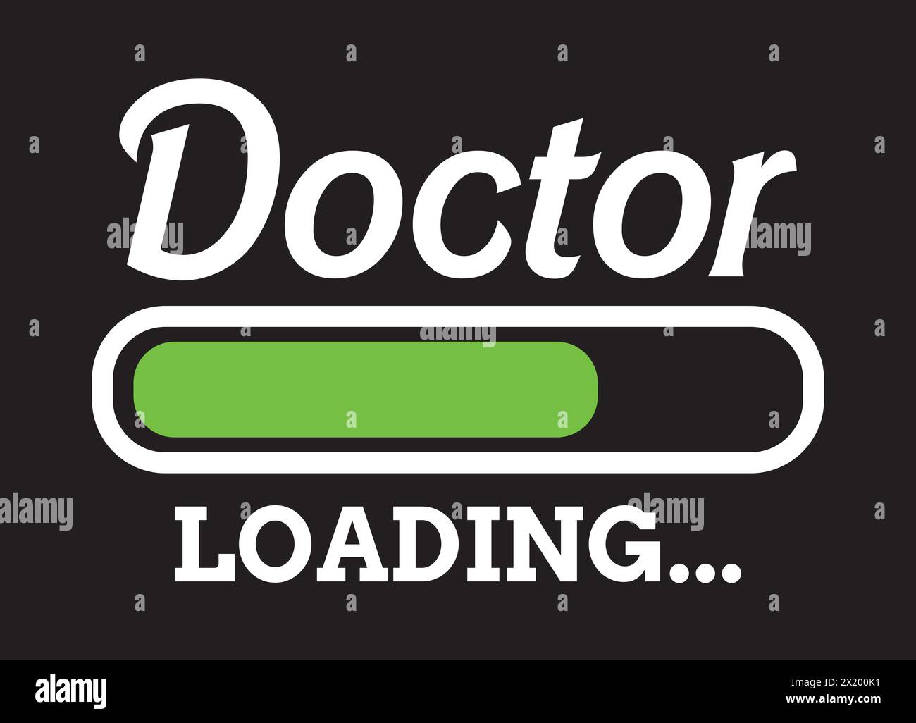 Doctor loading... Doctor Quote T shirt design. Print Ready vector Stock ...
