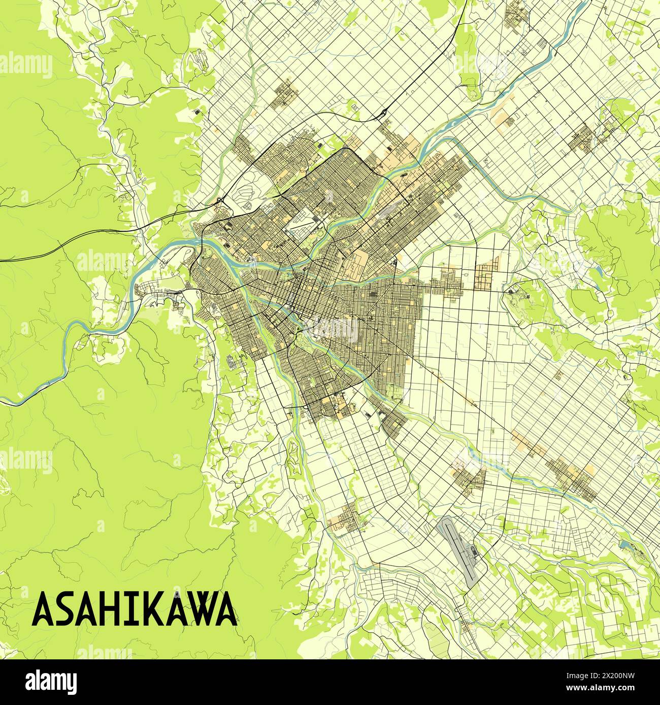 Asahikawa Stock Vector Images - Alamy