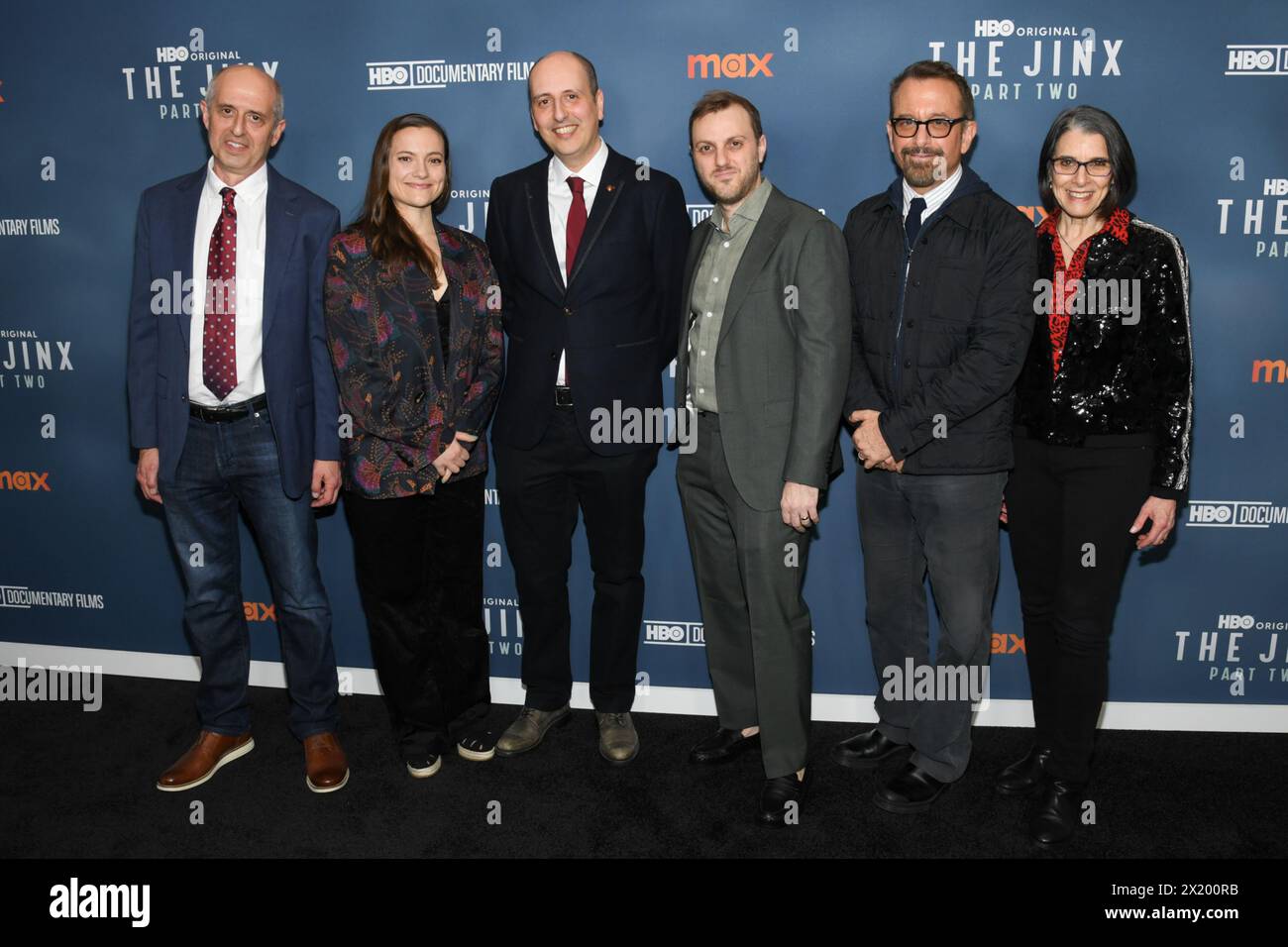 New York, USA. 18th Apr, 2024. Richard Hankin, Maren Olson, Sam Neave ...