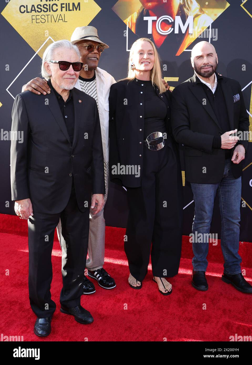 Hollywood, Ca. 18th Apr, 2024. Harvey Keitel, Samuel L. Jackson, Uma ...