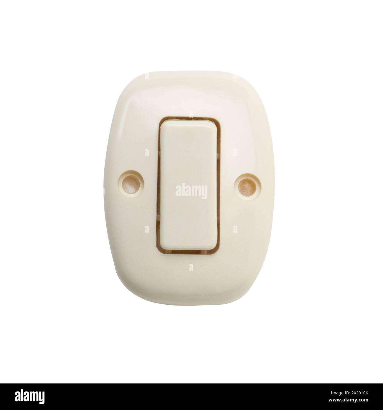 Light flip switch power control concept item single one isolated white ...