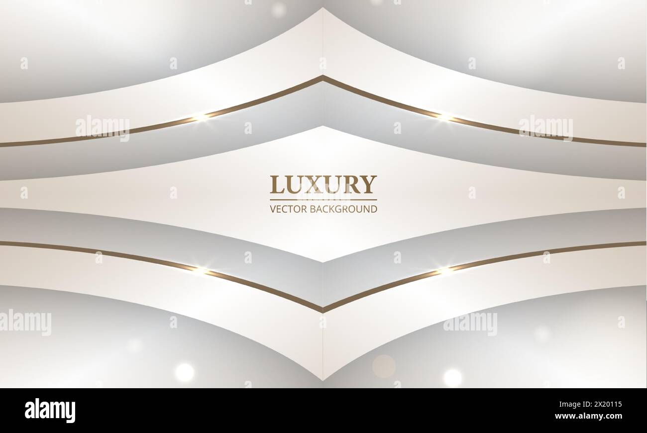 Luxury abstract vector background with 3D elegant frame Stock Vector ...