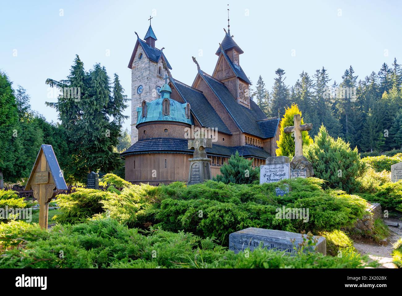 Norwegian wooden stick church Wang (Wang Church, Kościół Wang ...