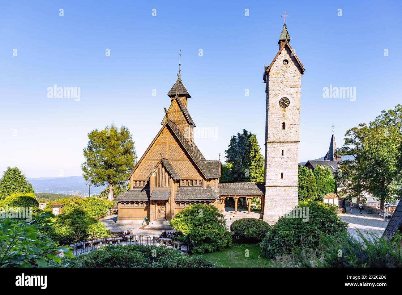 Norwegian wooden stick church Wang (Wang Church, Kościół Wang ...