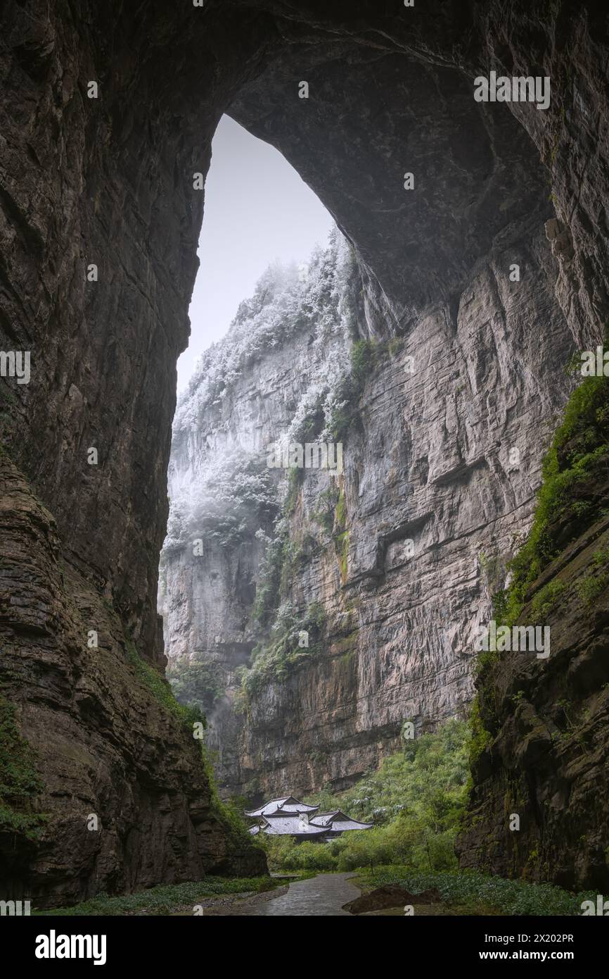 UNESCO world heritage of Wulong Karst National Geology Park in ...