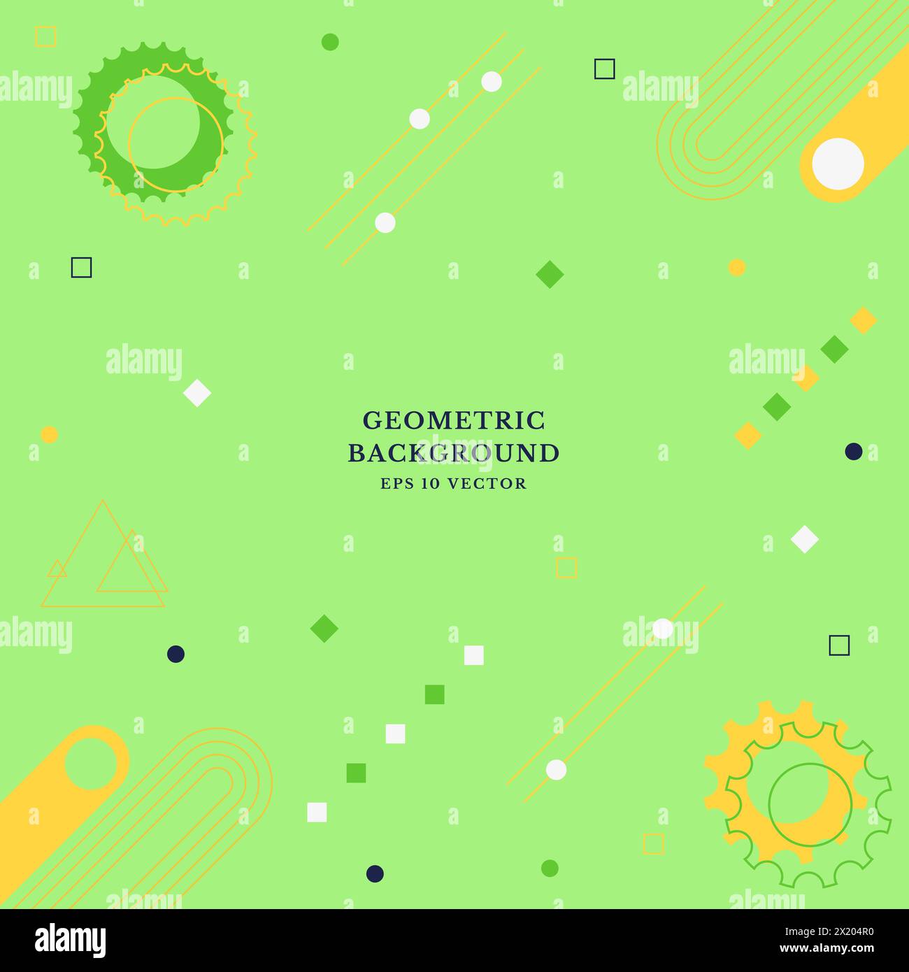 Retro vector background. Pattern from geometric shapes in 80s-90s style ...