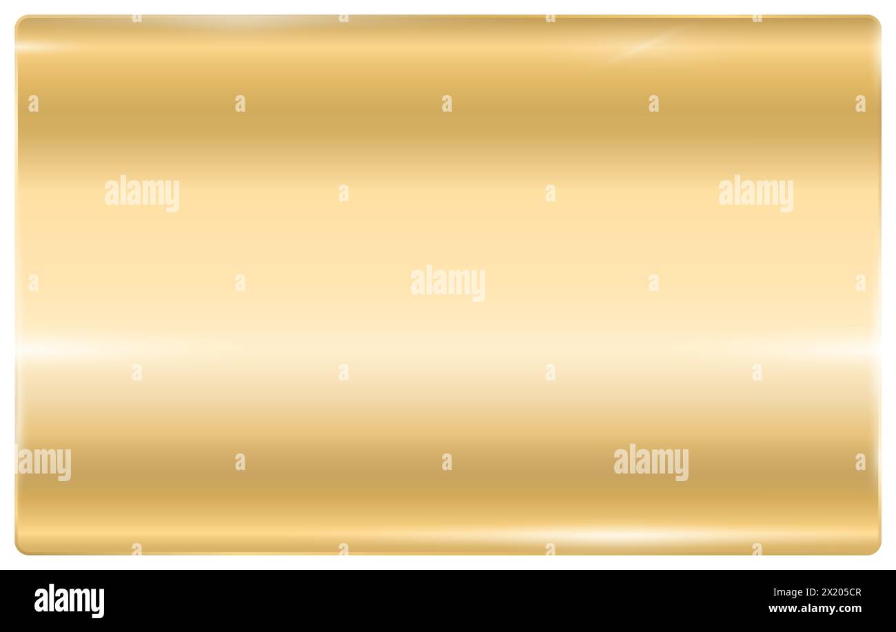 Metallic gradient background in gold color. A plate with a foil texture Stock Vector Image & Art ...
