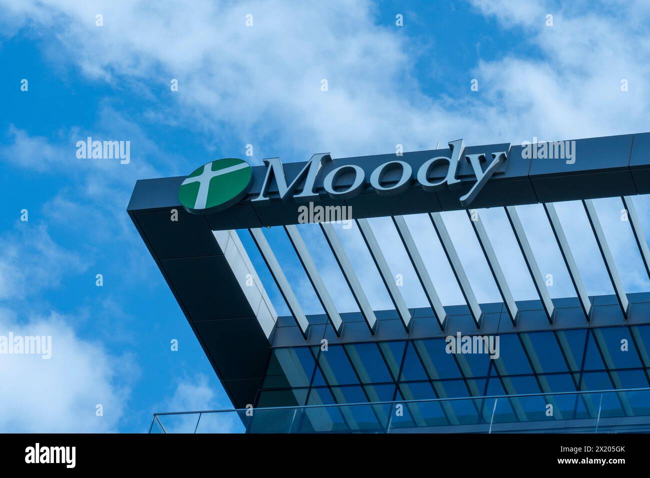 Moody logo sign on the building at Moody National Companies ...