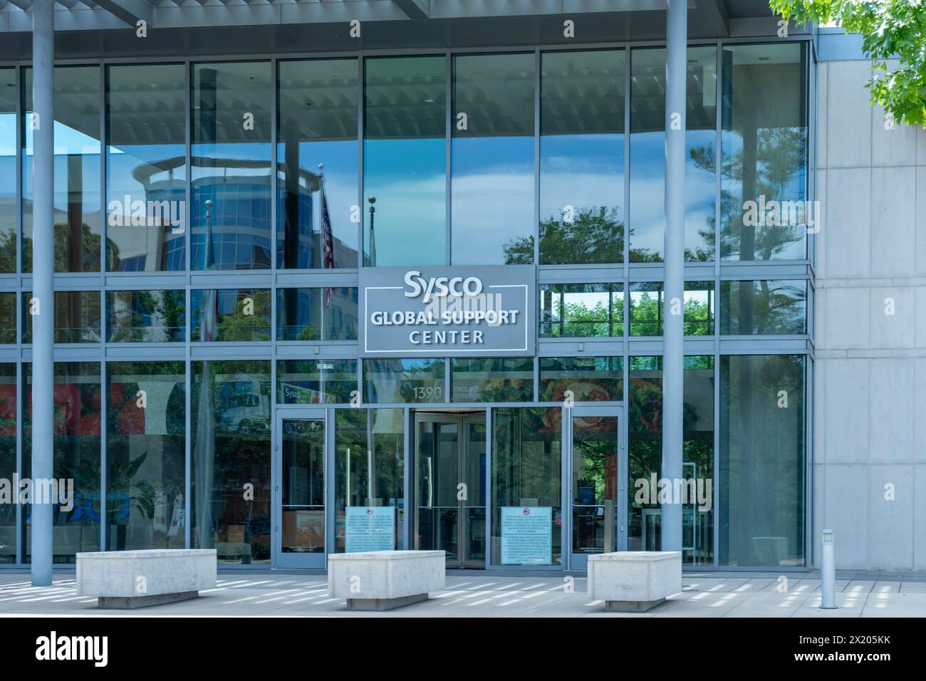 Sysco global support center at its headquarters in Houston, Texas, USA ...