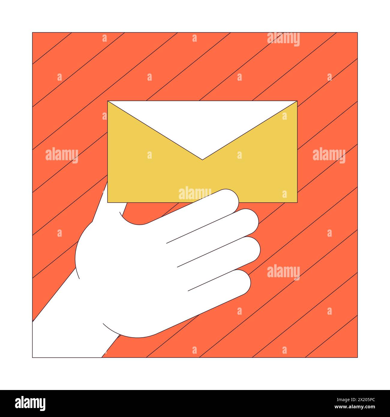 Offering paper envelope Stock Vector Images - Alamy
