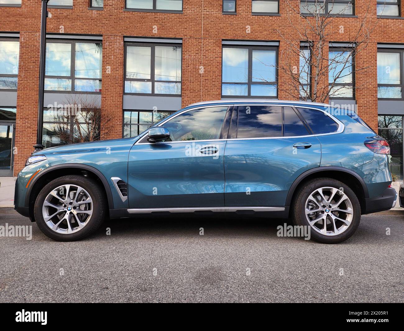 New York City, USA - March 18, 2024: BMW X5 luxury car parked outside ...