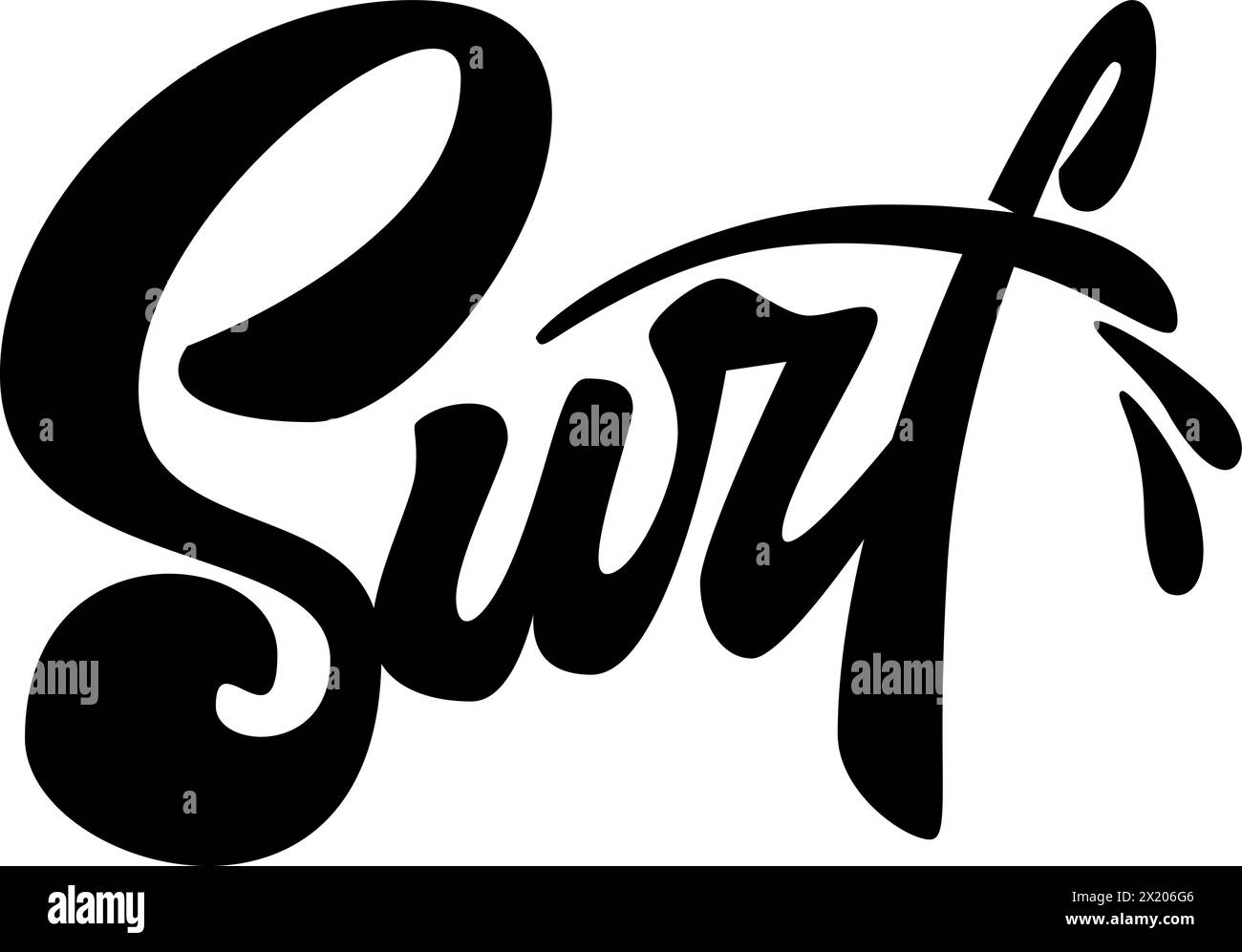 Pacific ocean hand lettering hi-res stock photography and images - Alamy