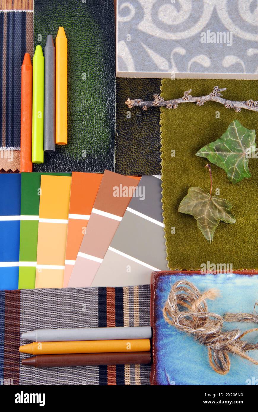 The Color harmonisation and choice for the interior Stock Photo - Alamy