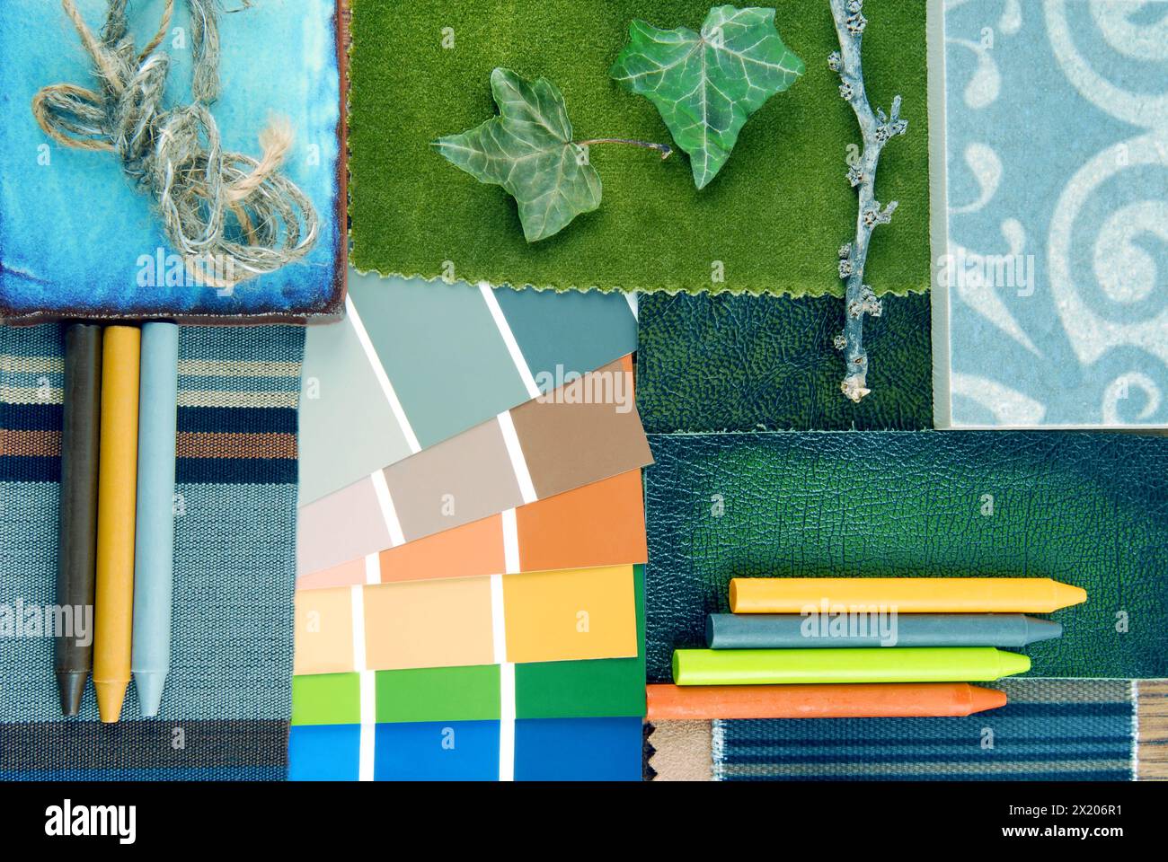 The Color harmonisation and choice for the interior Stock Photo - Alamy