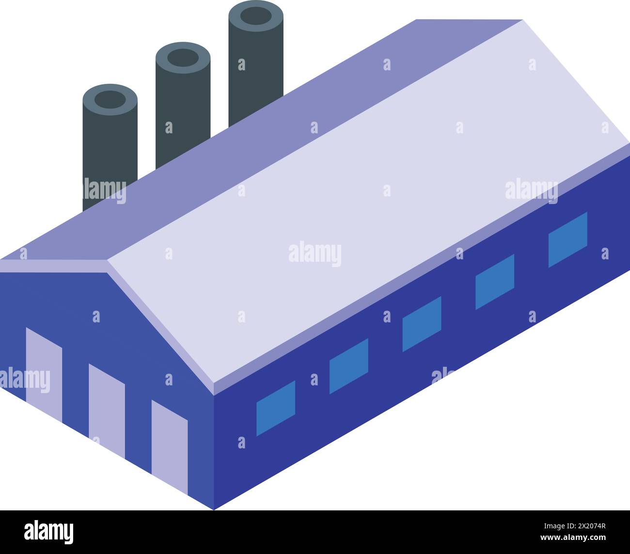 Gas production factory icon isometric vector. Tank storage. Industrial ...