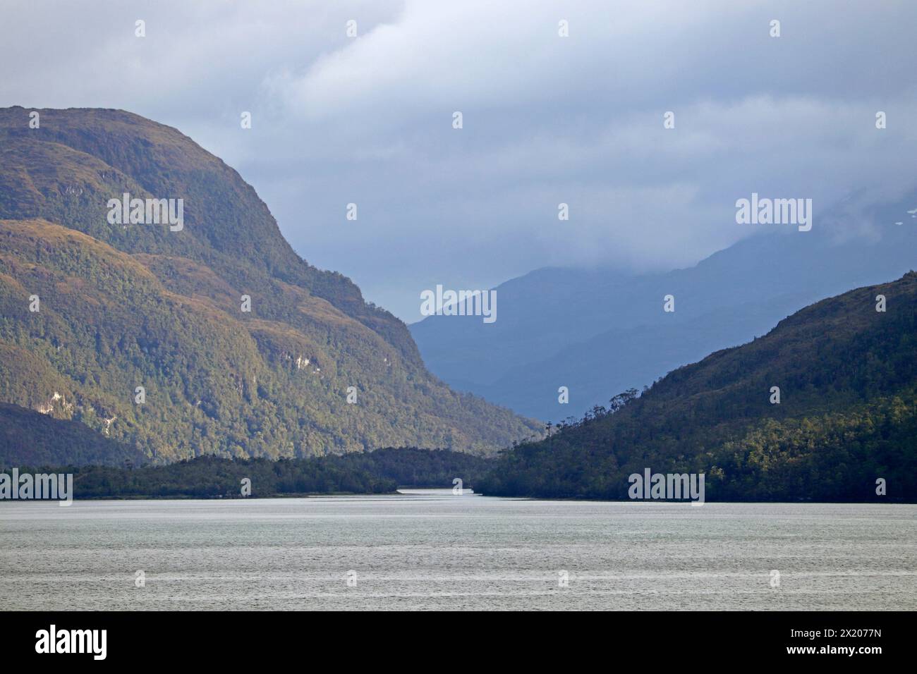 Chile; Southern Chile; Magallanes Region; Mountains of the southern ...