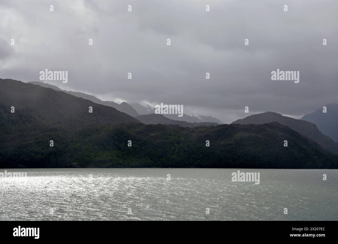 Chile; Southern Chile; Magallanes Region; Mountains of the southern ...