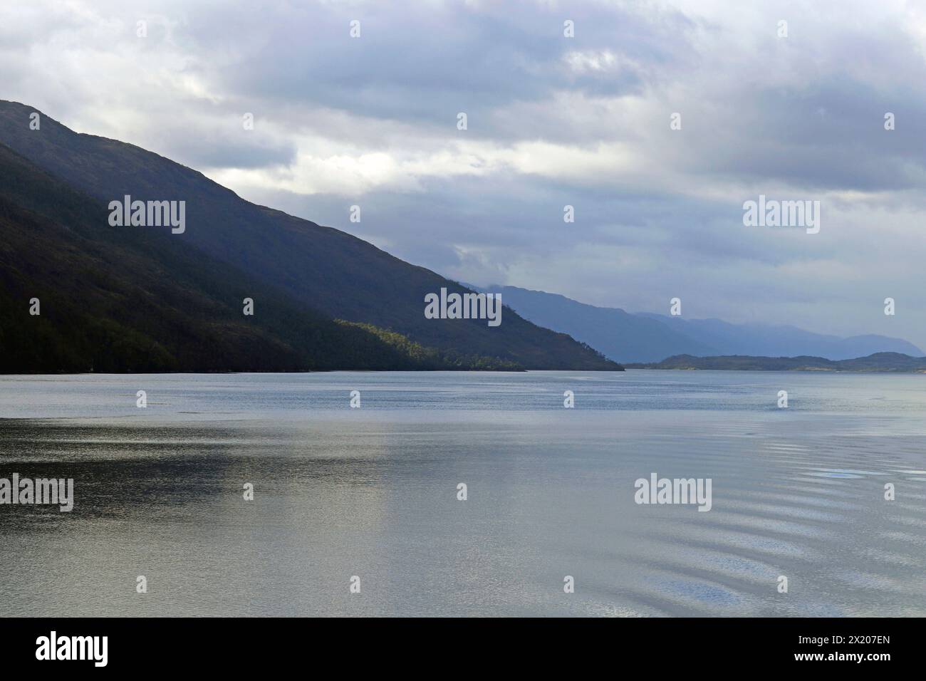 Chile; Southern Chile; Magallanes Region; Mountains of the southern ...