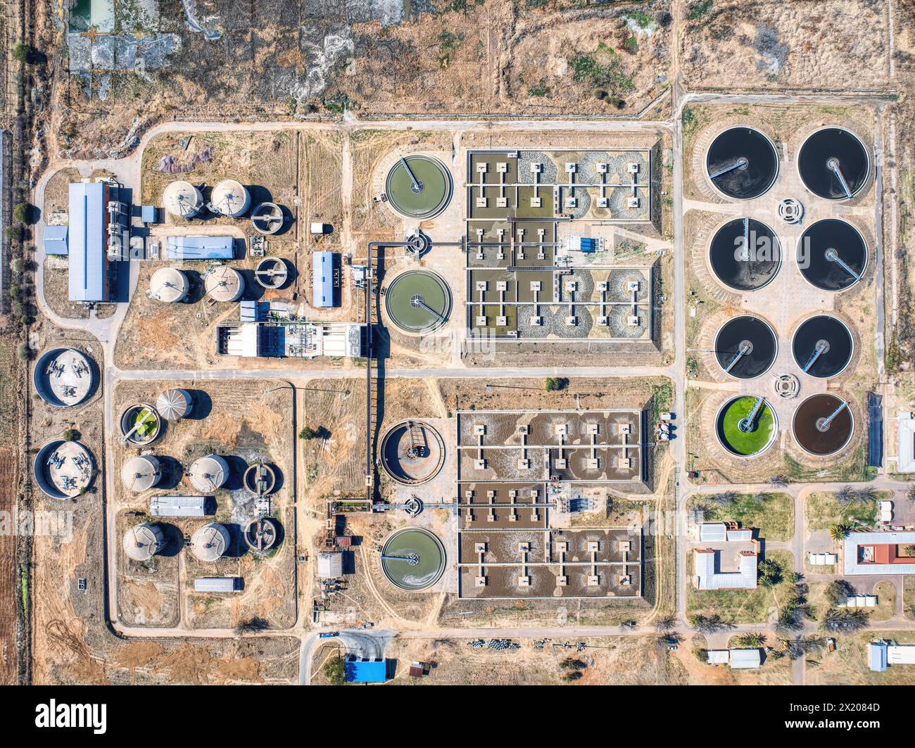 Wastewater treatment plants hi-res stock photography and images - Alamy