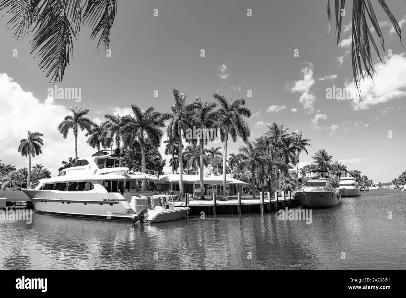 view of harbor with yachts at seaside summer destination. seaside ...