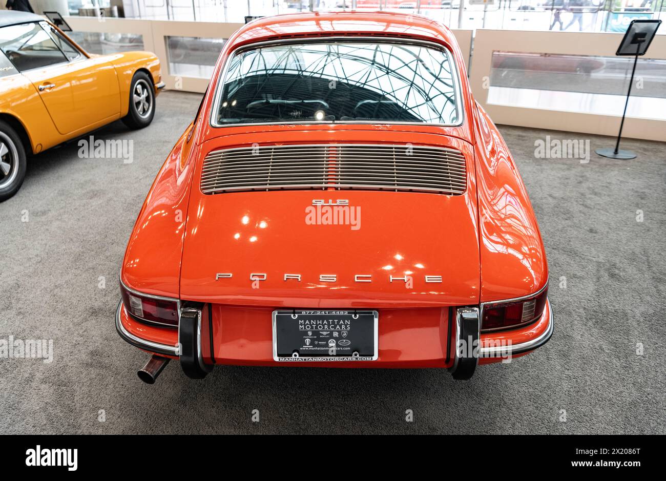 New York City, USA - March 27, 2024: 1967 Porsche 912 retro vehicle ...