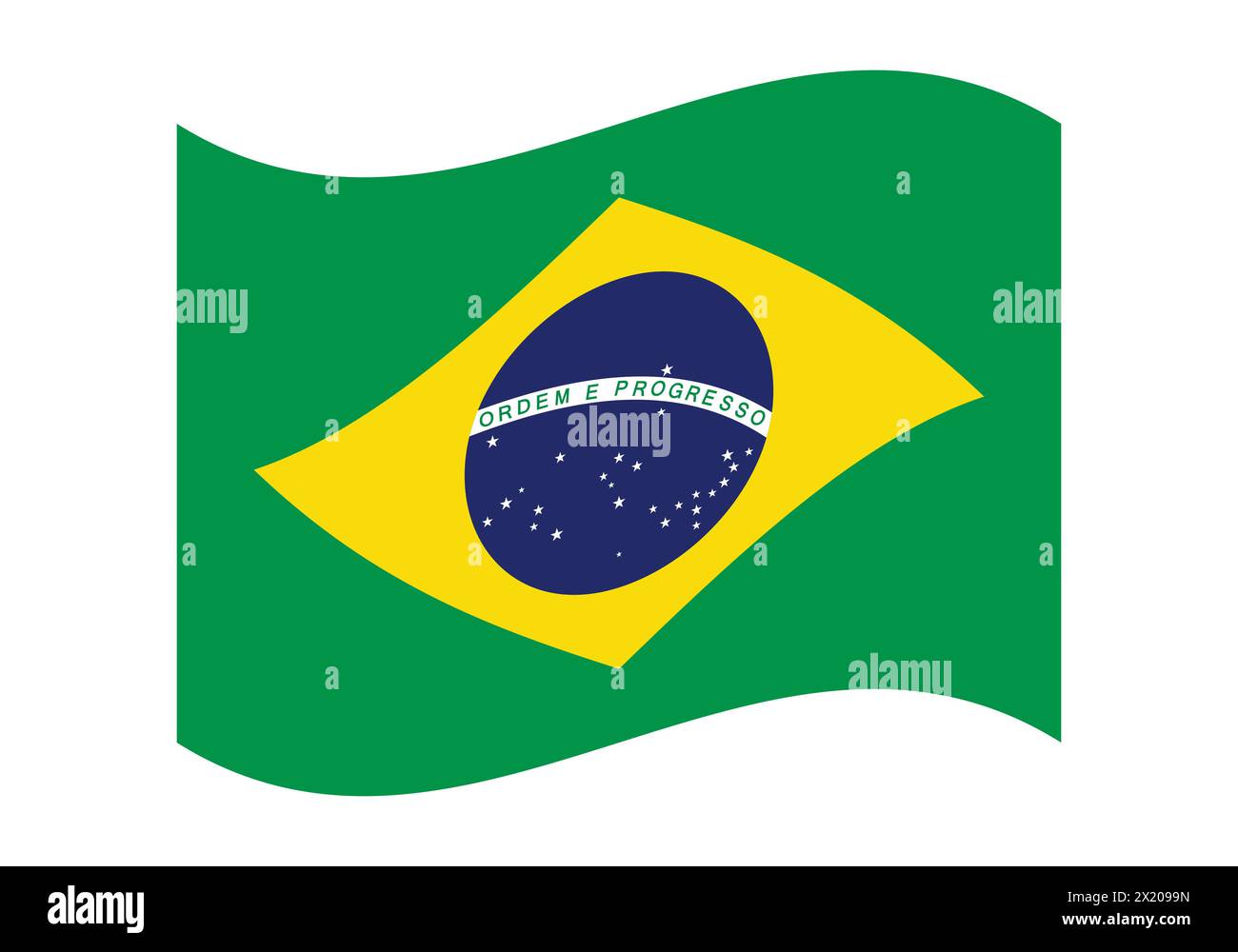 Flag of Brazil. Brazilian national symbol in official colors. Template ...