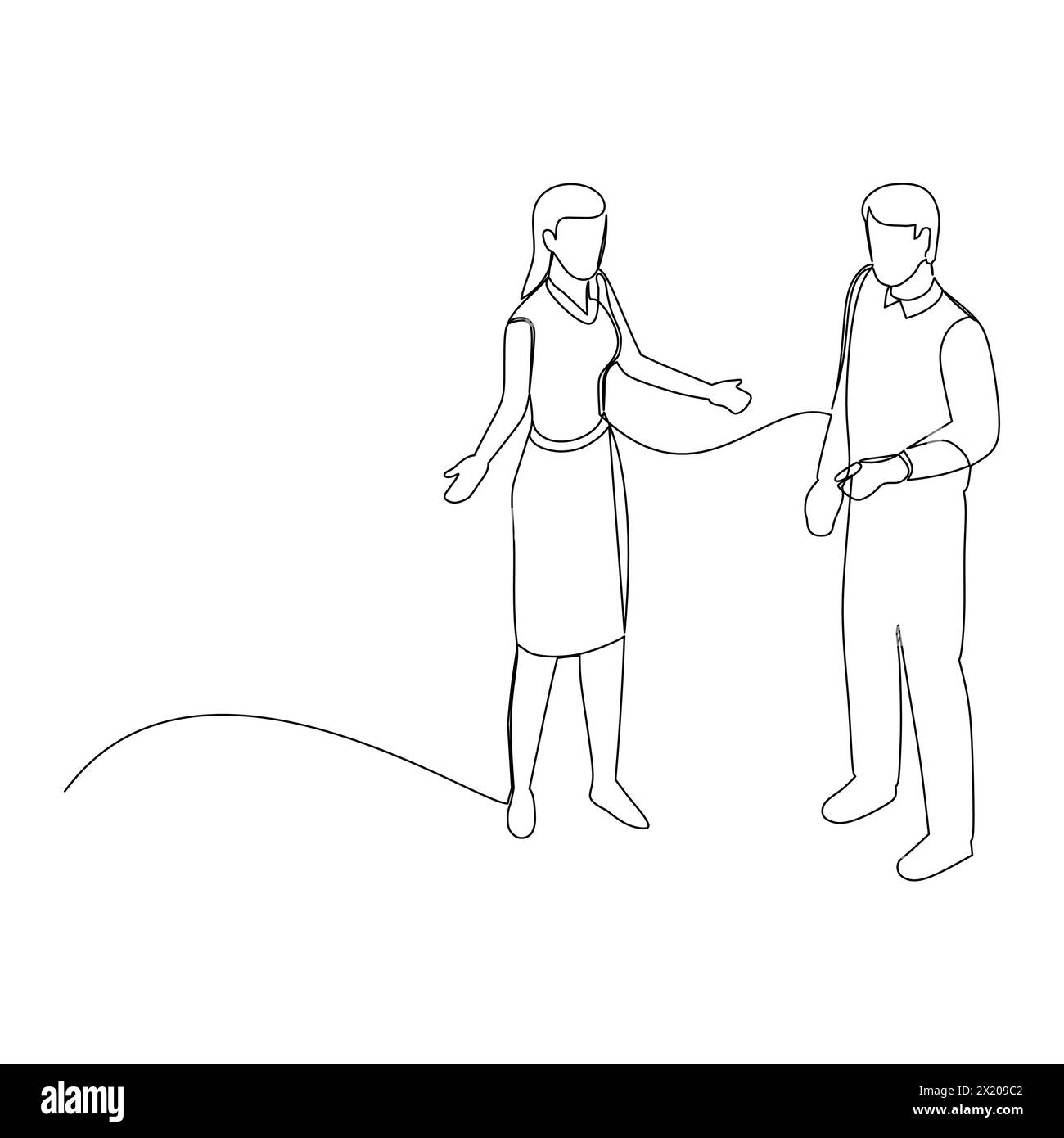 Businessman talking to his colleague. Effective communication in ...