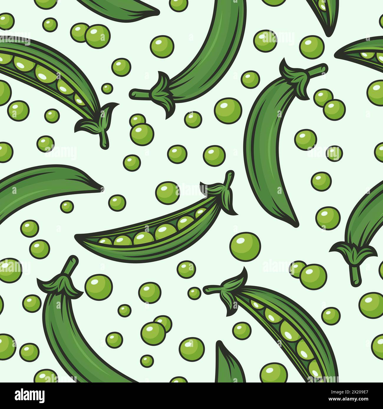 Flat seed pods Stock Vector Images - Alamy