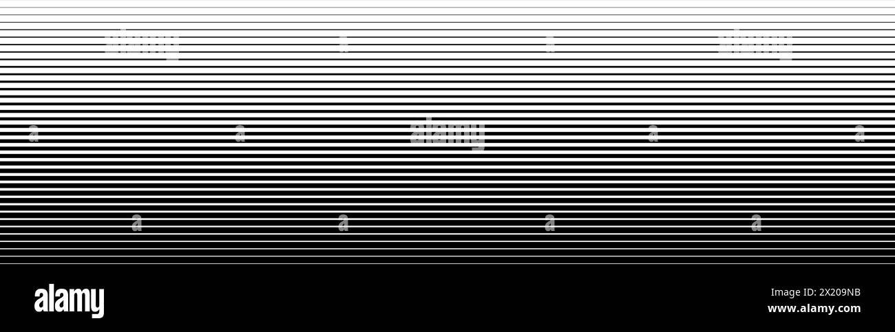 Thin line halftone gradation texture. Faded horizontal stripe gradient ...