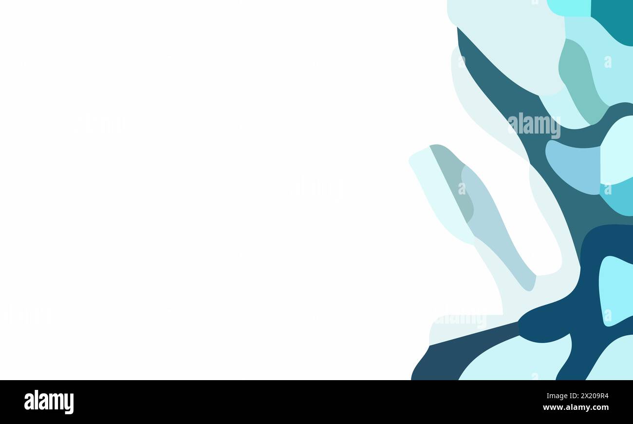 Aesthetic aqua abstract background with copy space area. Suitable for ...