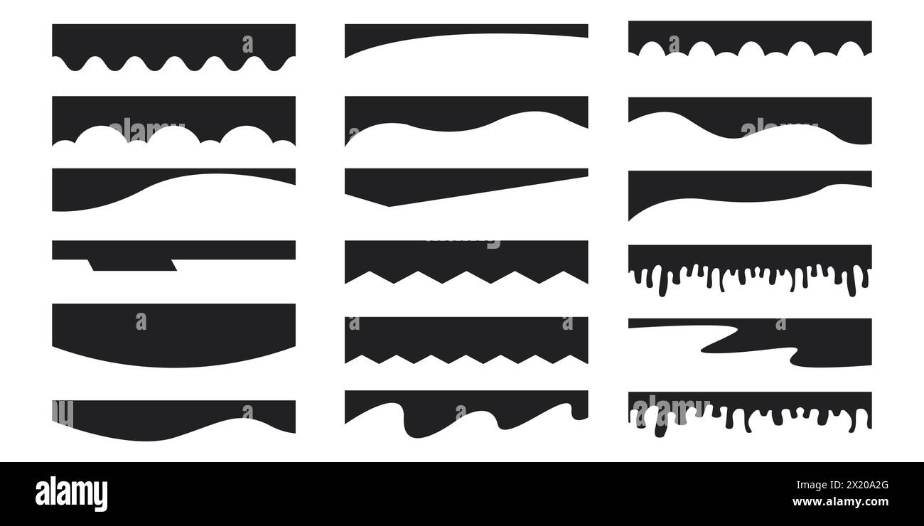 Header web separator divider higlight cover silhouette template curve ...