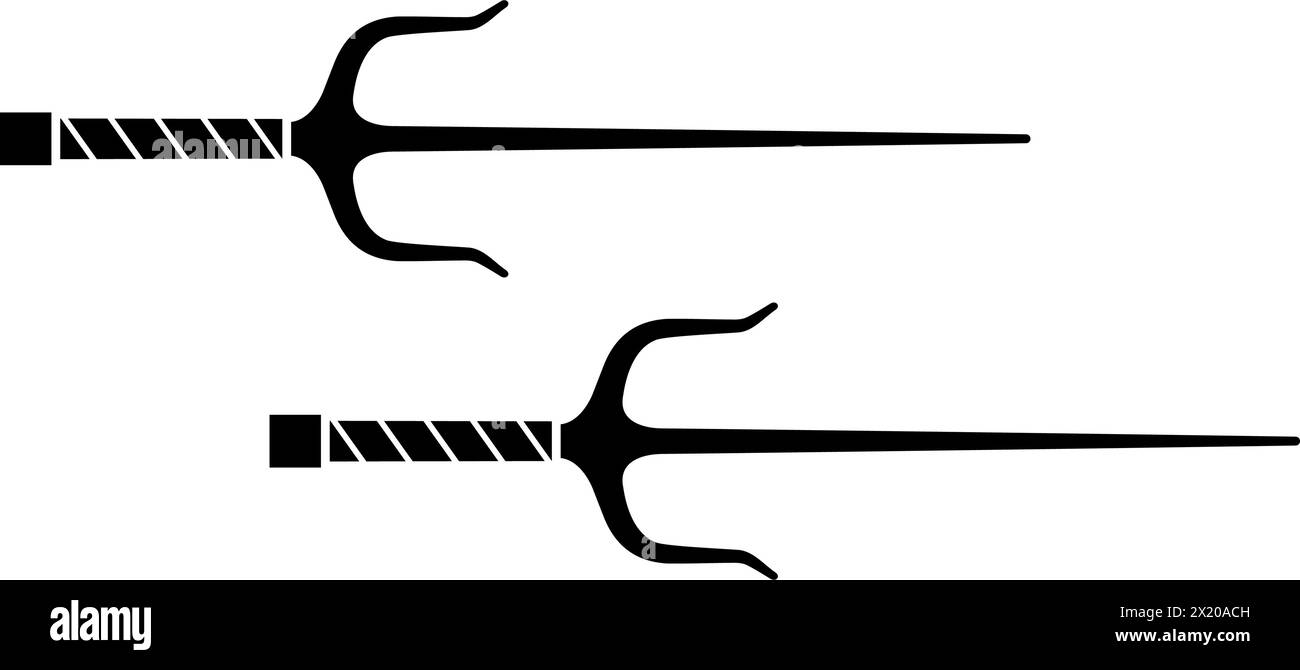 Martial arts equipment: sai weapon icon Stock Vector Image & Art - Alamy