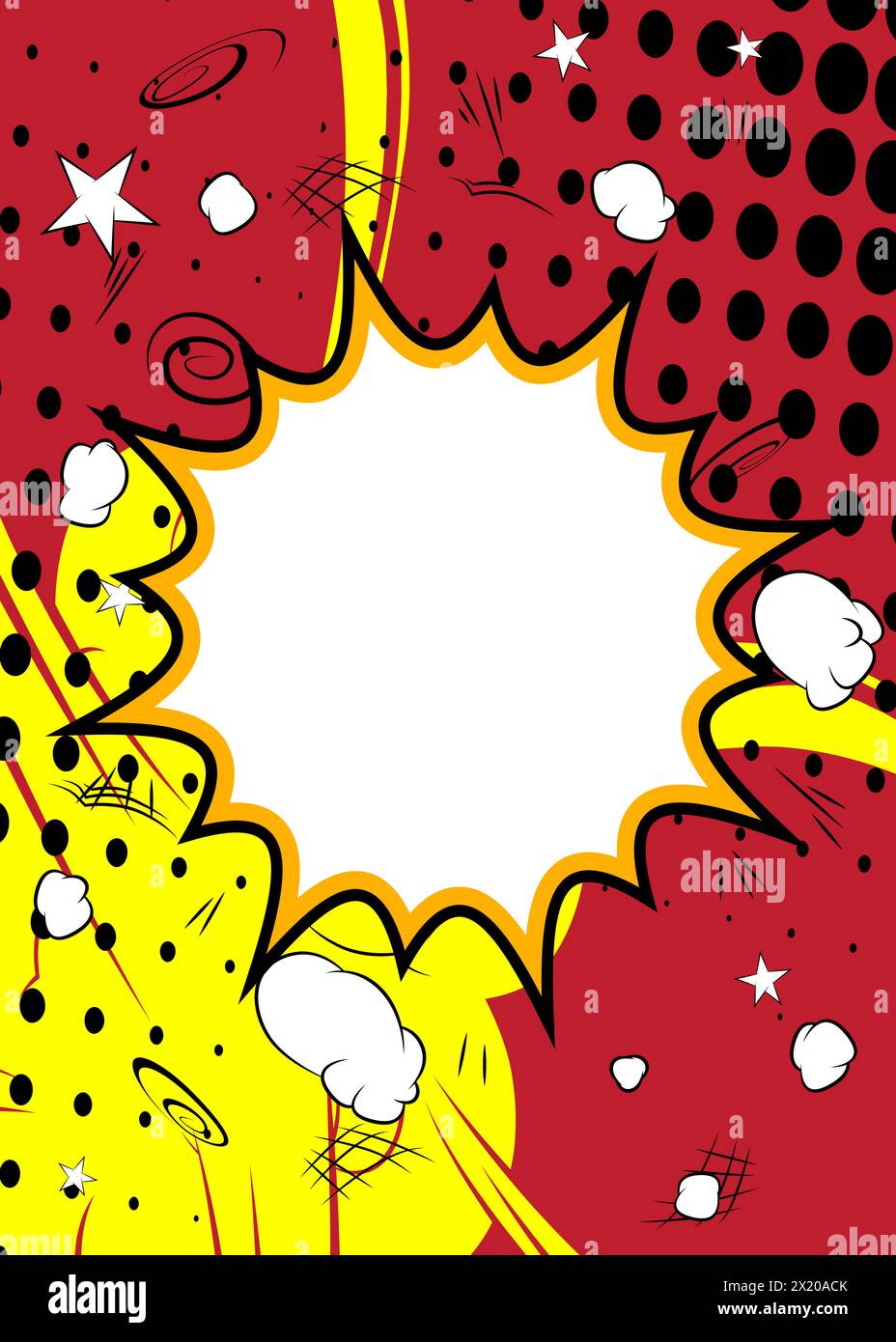 Super Cartoon Abstract Background, comic book speech bubble backdrop ...