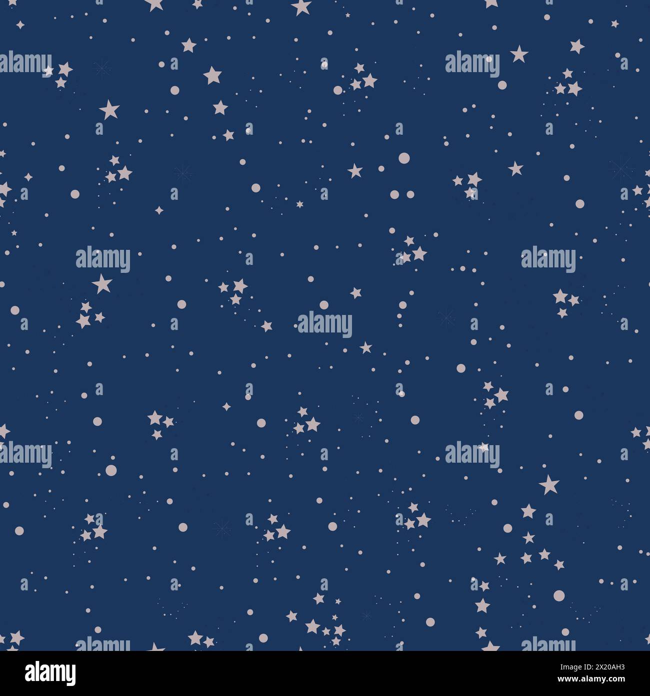 Stars night illustration black white Stock Vector Images - Alamy