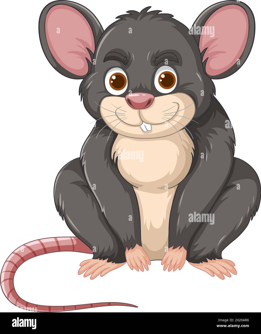 Cute mouse with big eyes vector hi-res stock photography and images - Alamy