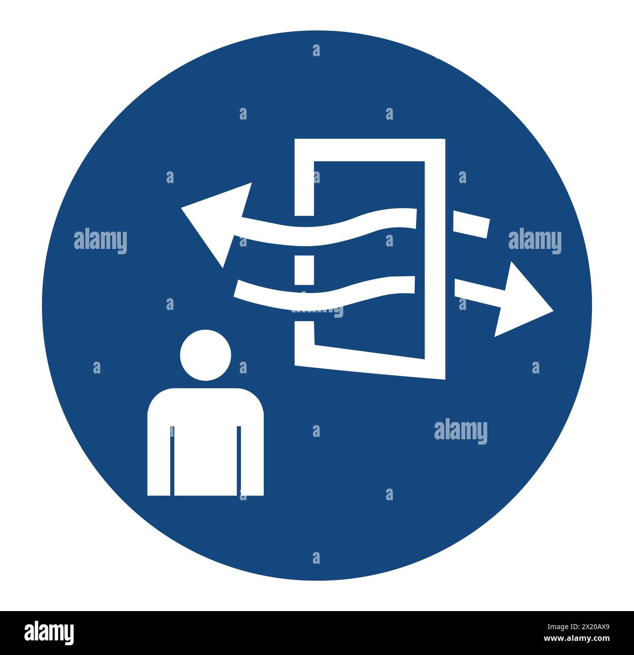 Ventilate before and during entering symbol Stock Vector Image & Art ...