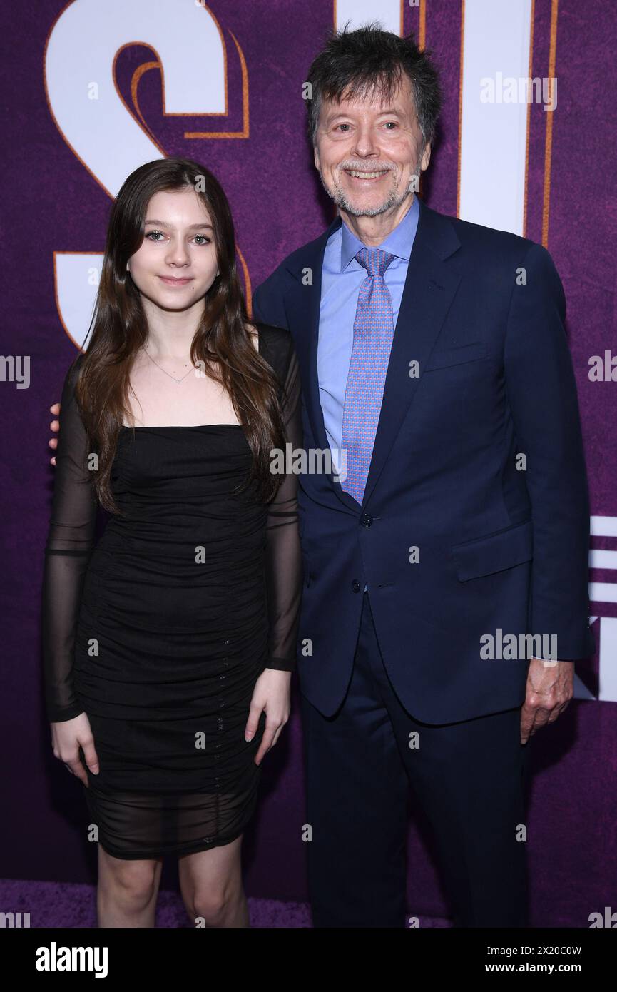 New York, USA. 18th Apr, 2024. (L-R) Willa Burns and Ken Burns attend ...