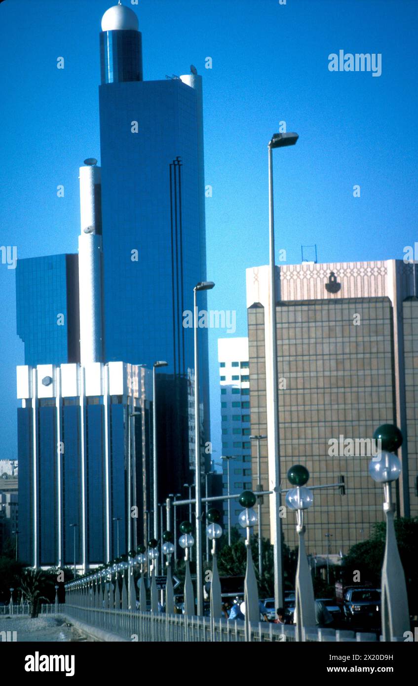 Abu Dhabi, capital of the United Arab Emirates in 1996 Stock Photo - Alamy