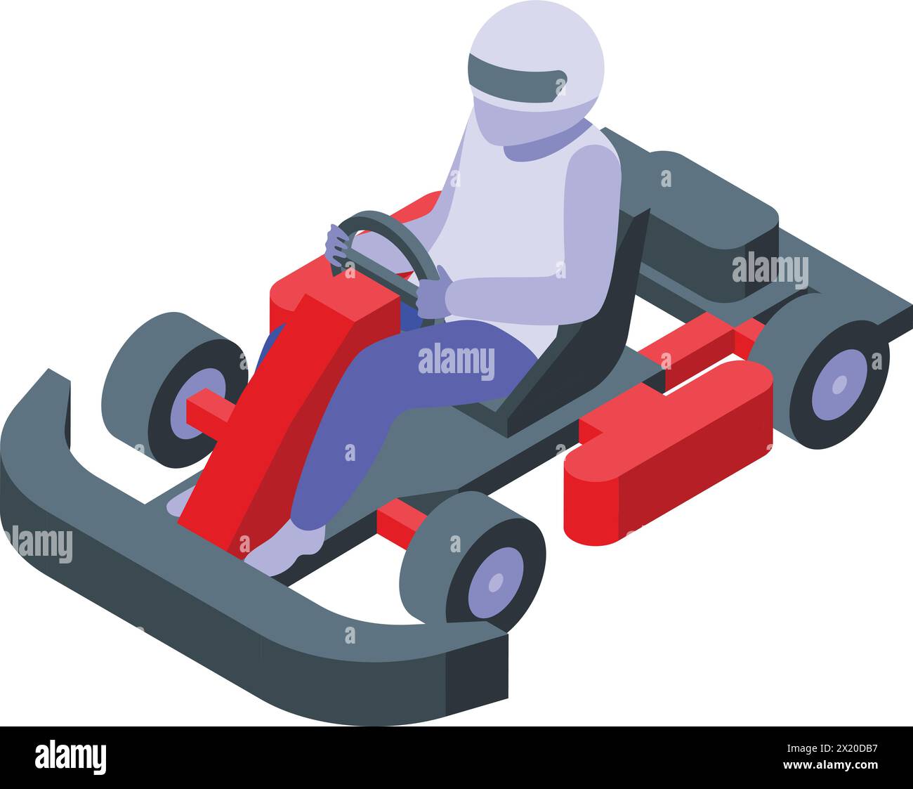 Engine active lap icon isometric vector. Sport cart go. Person power ...