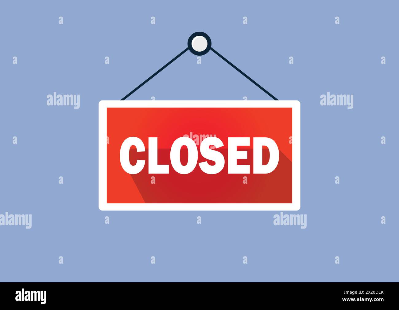 Welcome banner hanging on Stock Vector Images - Alamy