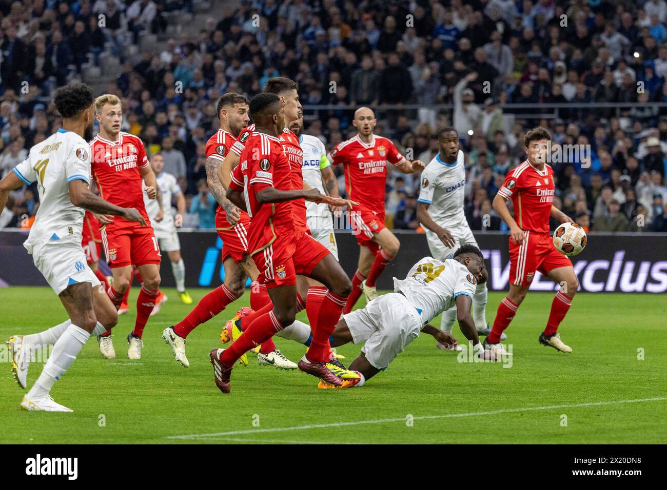 Marseille, France. 18th Apr, 2024. © PHOTOPQR/LA PROVENCE/SPEICH Frederic ; Marseille ; 18/04 ...