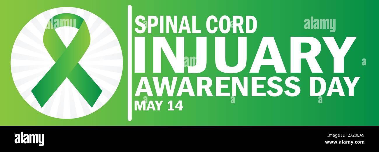 Spinal Cord Injuary Awareness Day. May 14. Vector illustration ...