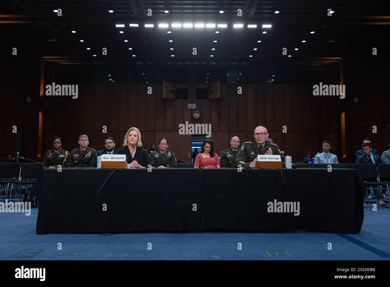 Washington, United States. 18th Apr, 2024. Chief of Staff of the Army ...