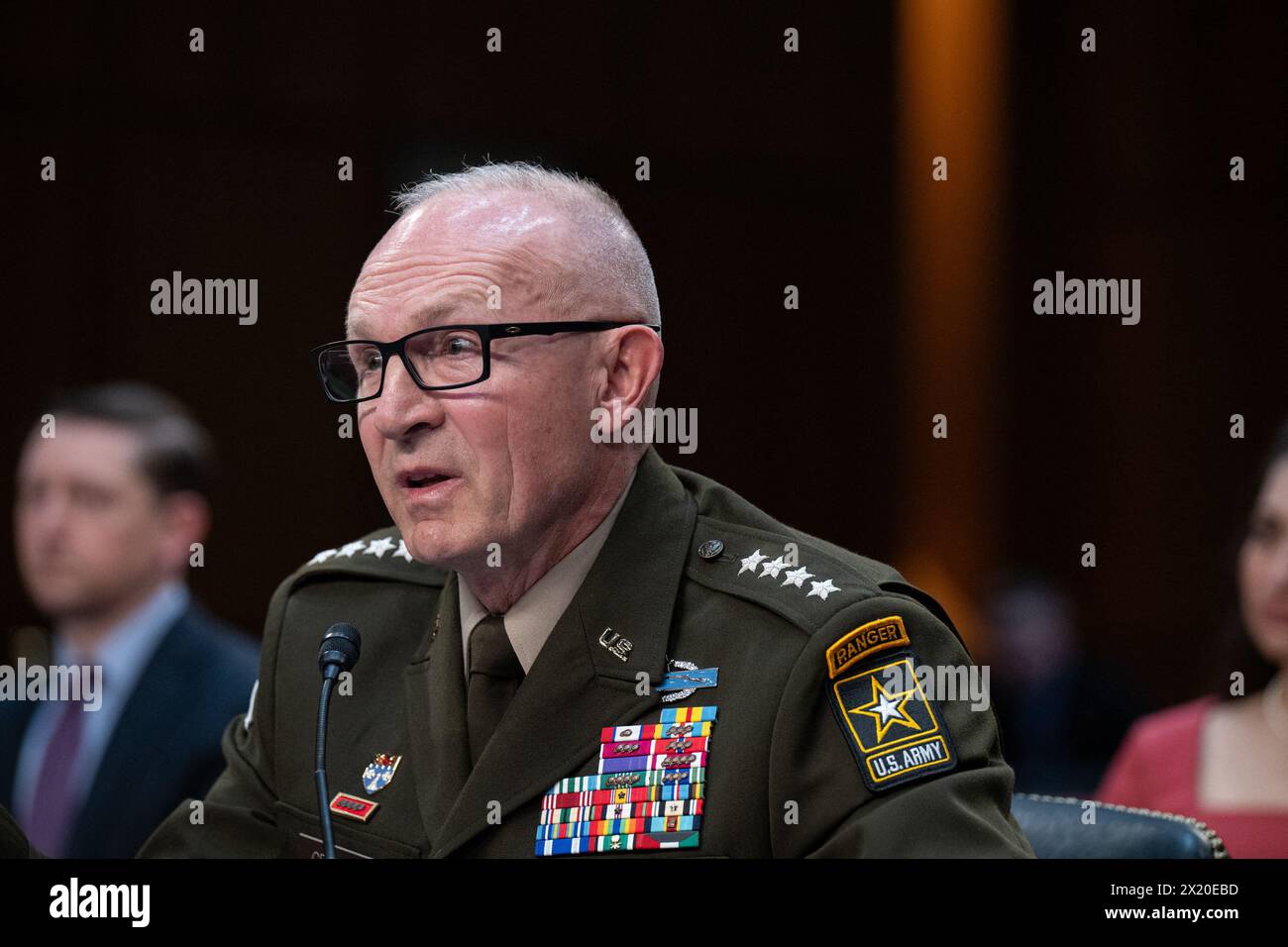 Washington, United States. 18th Apr, 2024. Chief of Staff of the Army ...