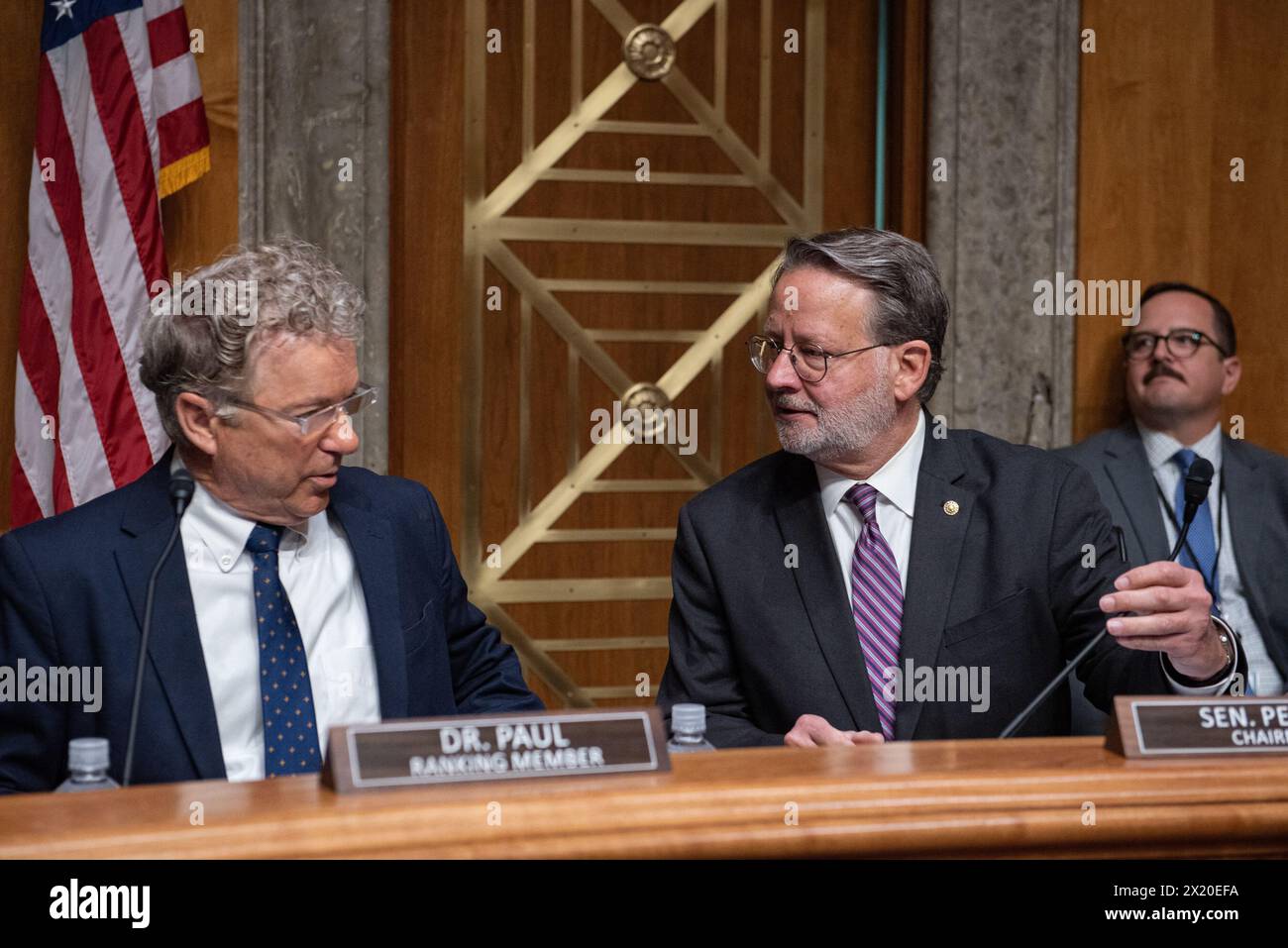 United States Senator Gary Peters (Democrat of Michigan), Chair, US ...
