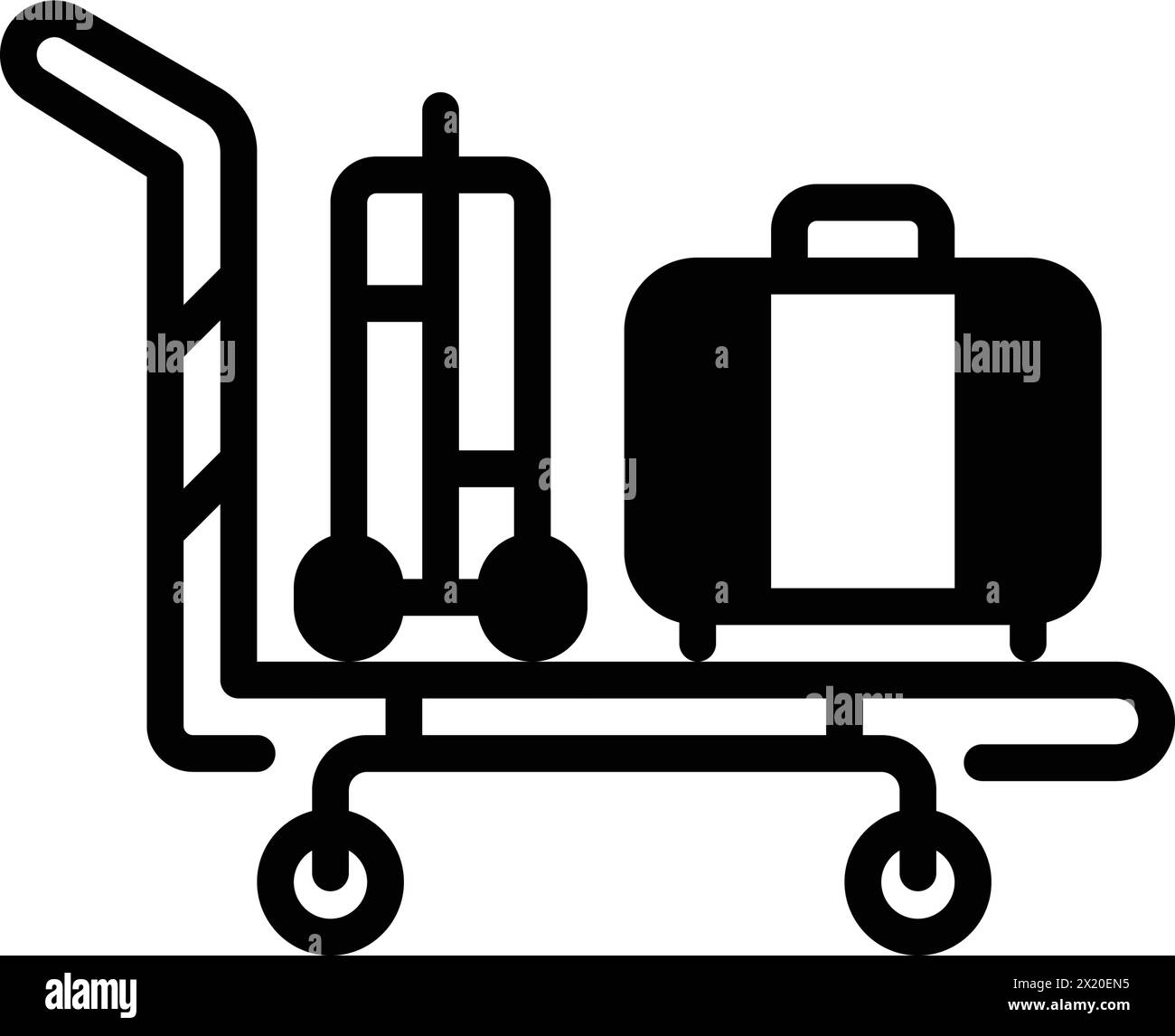Icon for trolly, luggage Stock Vector Image & Art - Alamy