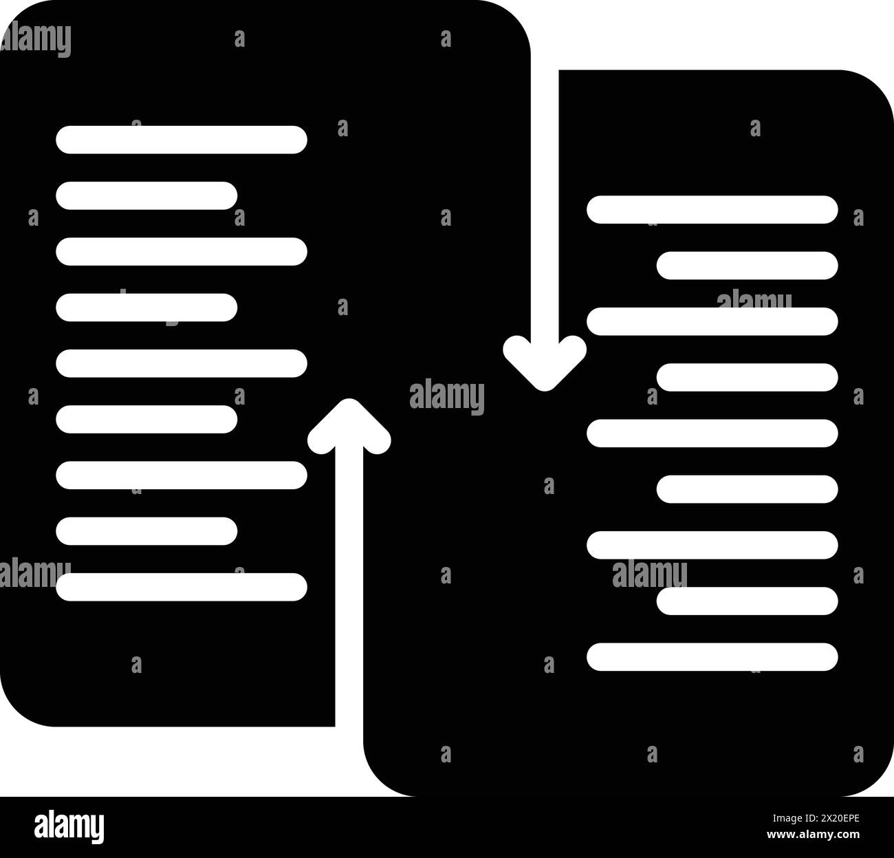 Icon for file exchange, transfer Stock Vector Image & Art - Alamy